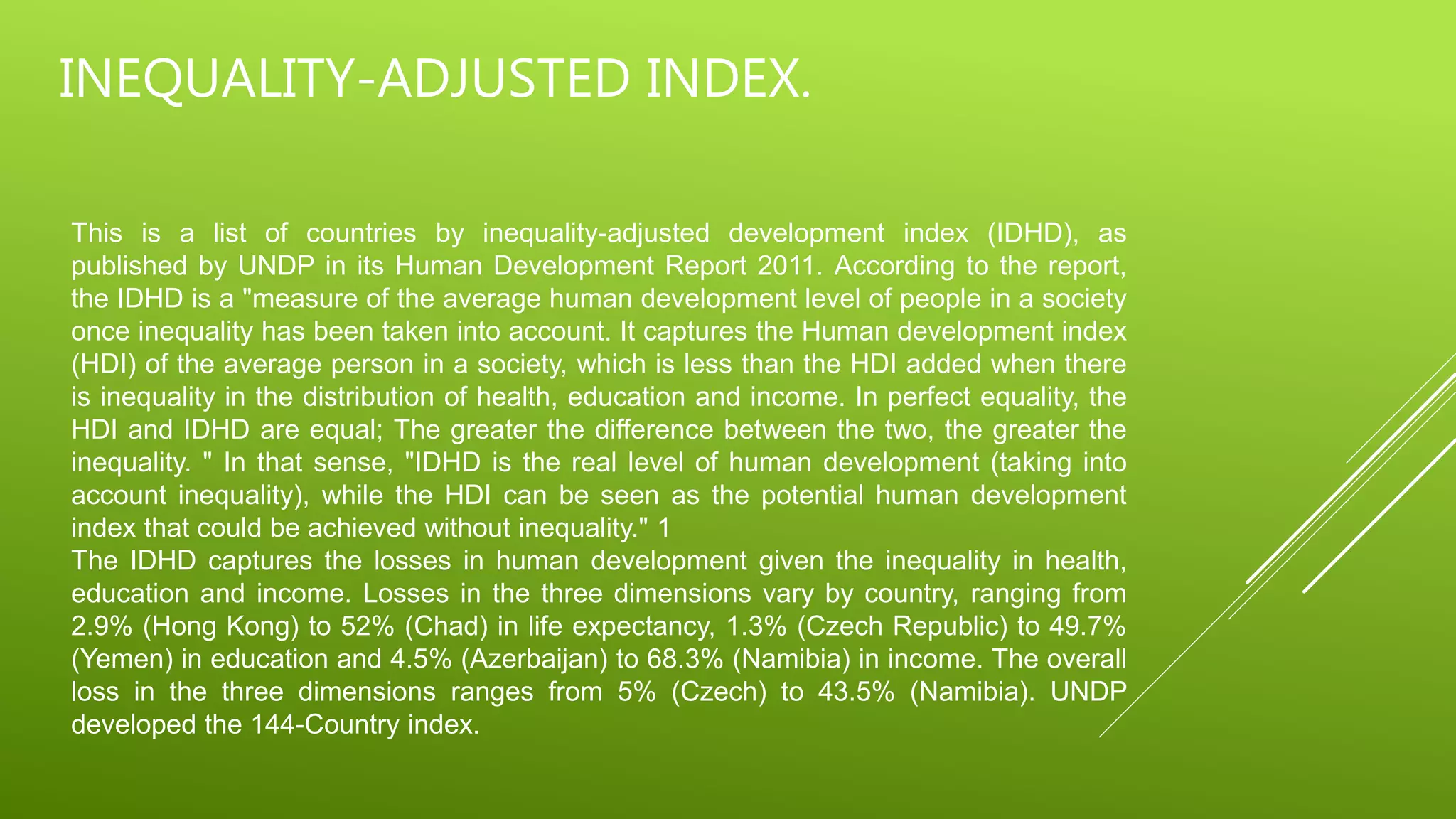 Human Development Index | PPTX