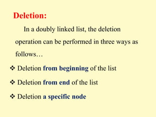 Linked list | PPTX | Programming Languages | Computing