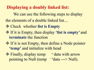Linked list | PPTX | Programming Languages | Computing