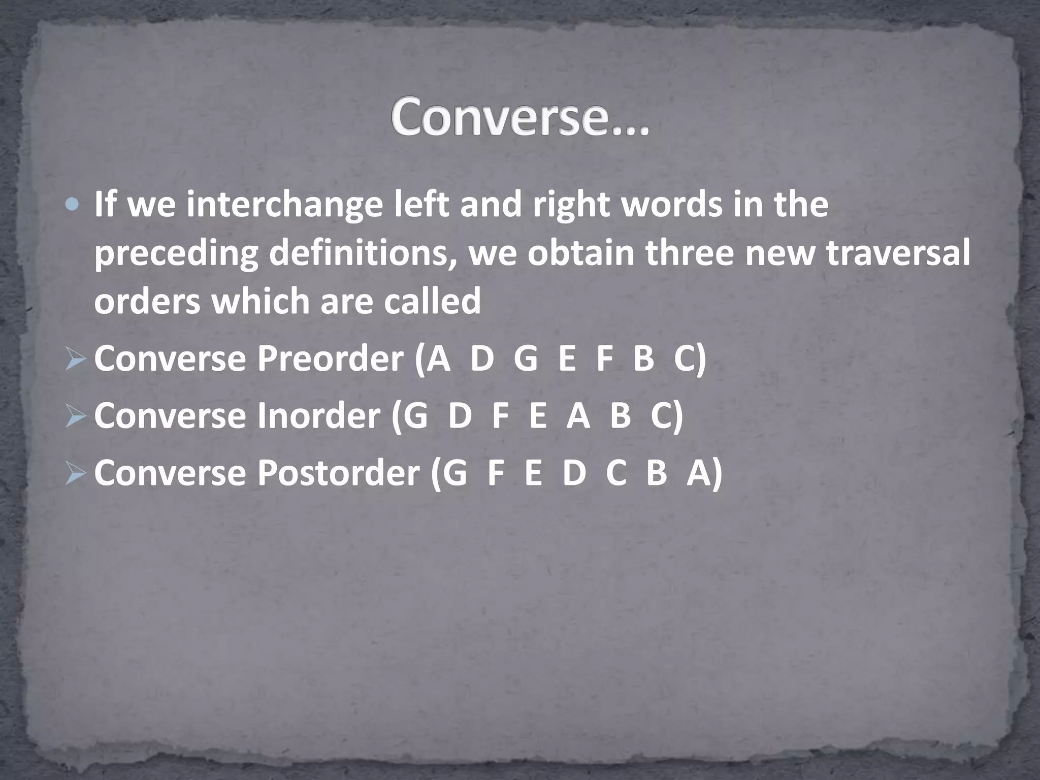 Binary Tree Traversal | PPTX
