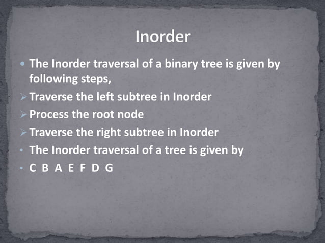 Binary Tree Traversal | PPTX