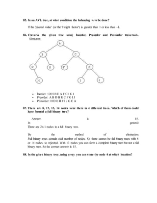 DATA STRUCTURES - SHORT NOTES | PDF