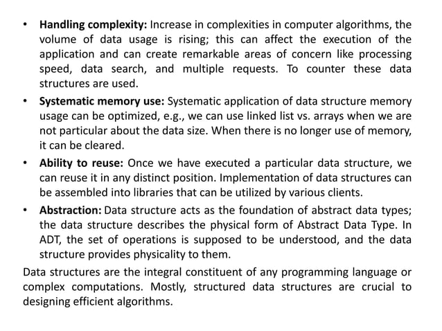 Data Structure Introduction chapter 1 | PPTX