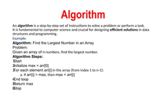 DATA STRUCTURE INTRODUCITON FULL NOTES.pptx