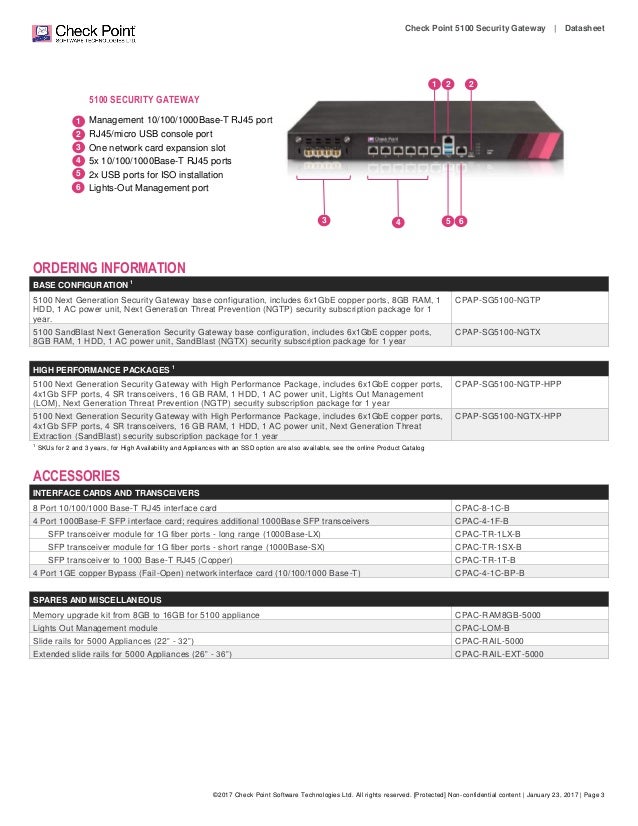 CHECK POINT 5100 NEXT GENERATION SECURITY GATEWAY FOR THE SMALL ENTER…