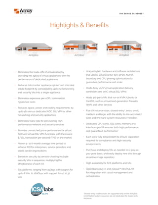 AVX Series Network Functions Platform | PDF | Computing | Technology & Computing