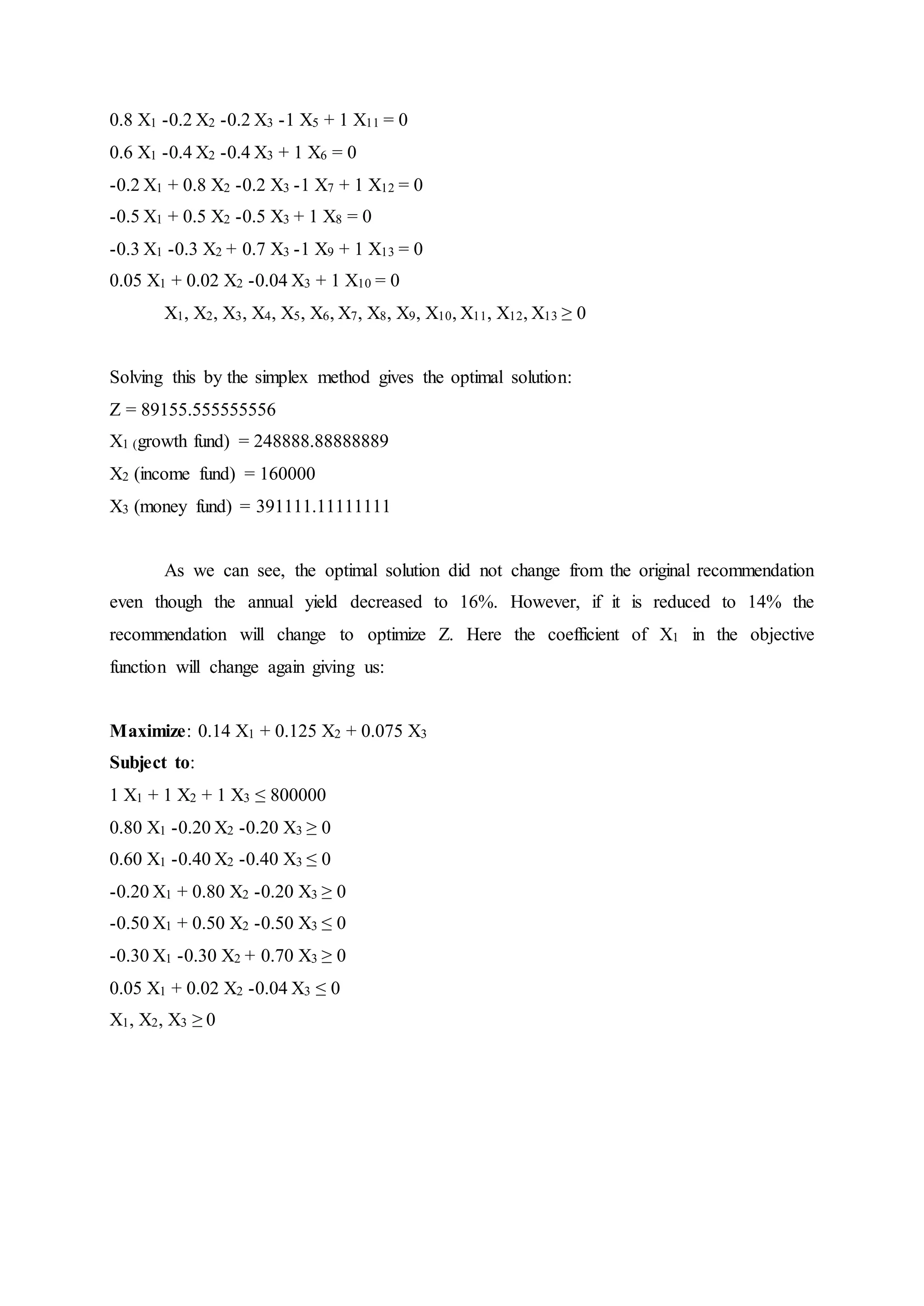 Investment Strategy Case Analysis (MGT 3050) | DOCX