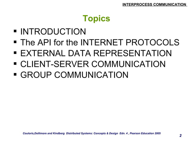 Interprocess Communication | PPT