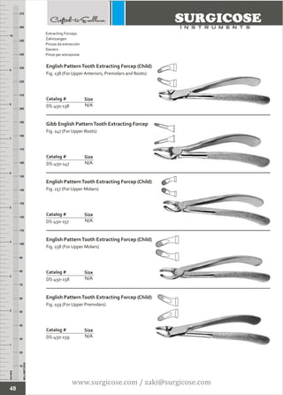 DENTAL EXTRACTION INSTRUMENTS | PDF