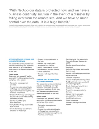 NetApp Datasheet Oracle Accelerator | PDF | Databases | Computer Software and Applications