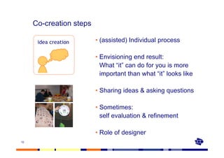 Co-Creation & Co-Creativity - innovating together with end-users on ...