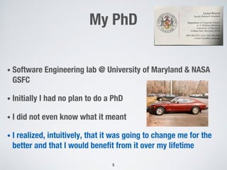 Why and How to get a PhD (in Software Engineering) | PDF