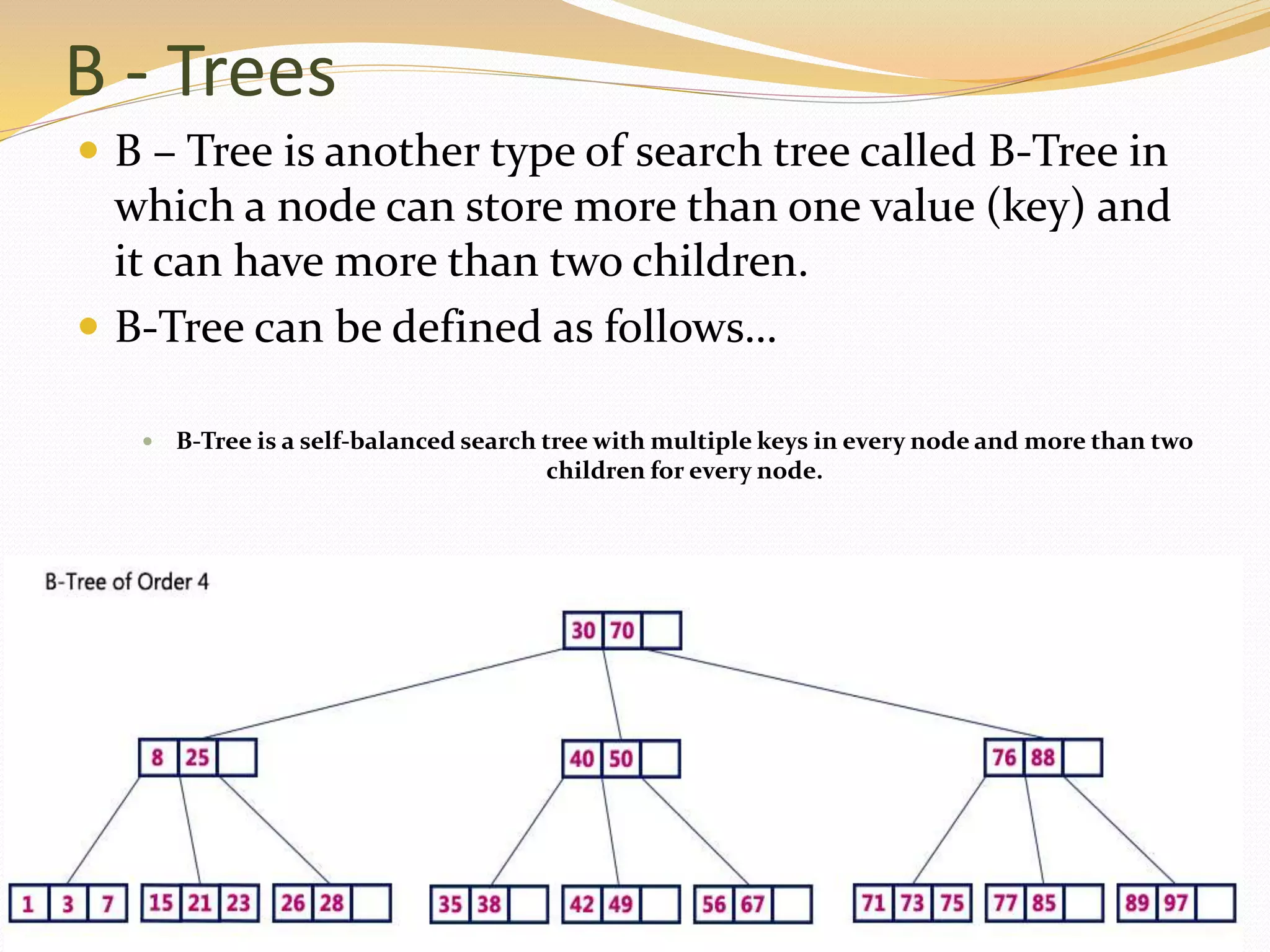 trees in data structure | PPTX | Programming Languages | Computing