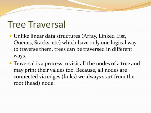 trees in data structure | PPTX | Programming Languages | Computing