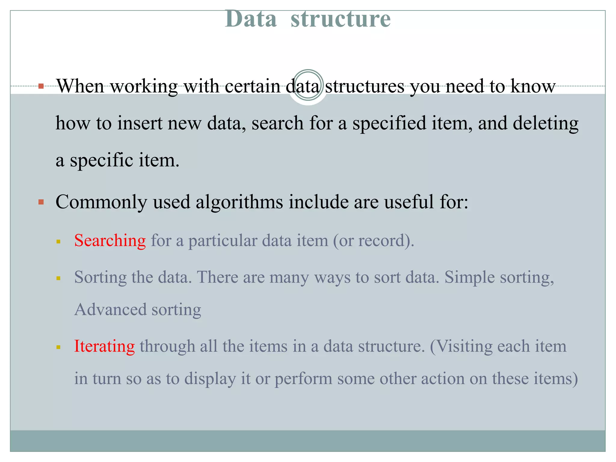 Data Structure - Elementary Data Organization | PPTX
