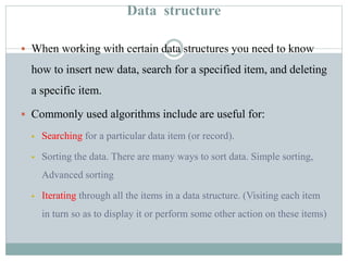 Data Structure - Elementary Data Organization | PPTX