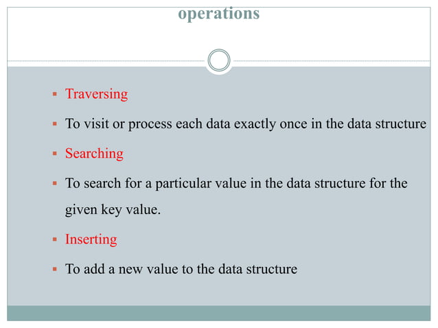 Data Structure - Elementary Data Organization | PPTX