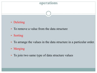 Data Structure - Elementary Data Organization | PPTX