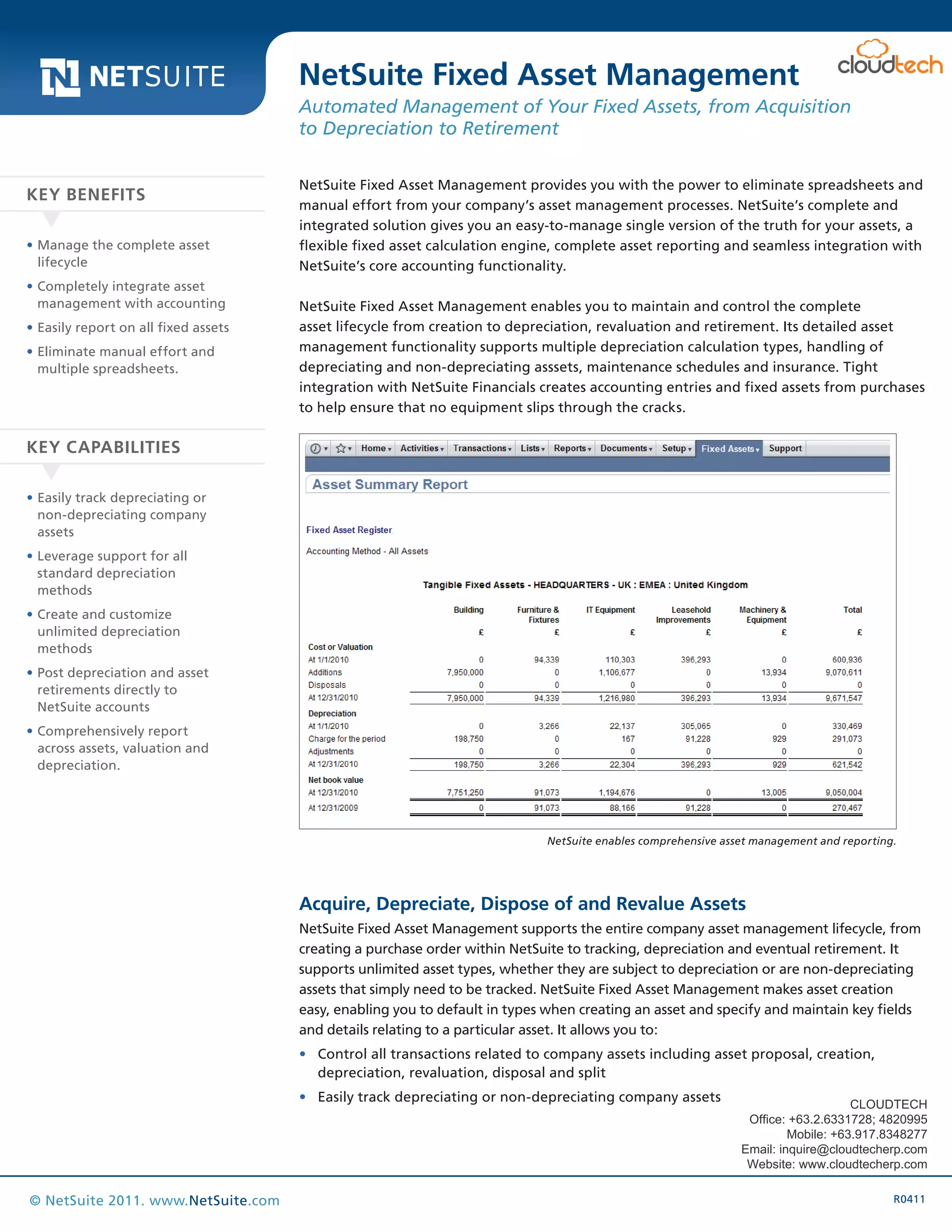 Netsuite Fixed Asset Management Pdf Stocks And Bonds Personal Investing