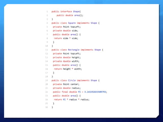 Object Vs Data Structure - Clean code chapter6 | PDF | Programming Languages | Computing