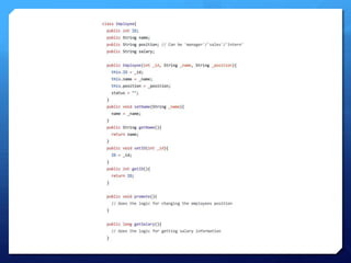 Object Vs Data Structure - Clean code chapter6 | PDF | Programming Languages | Computing