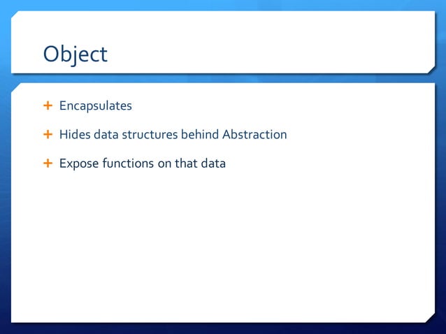 Object Vs Data Structure - Clean code chapter6 | PDF | Programming Languages | Computing