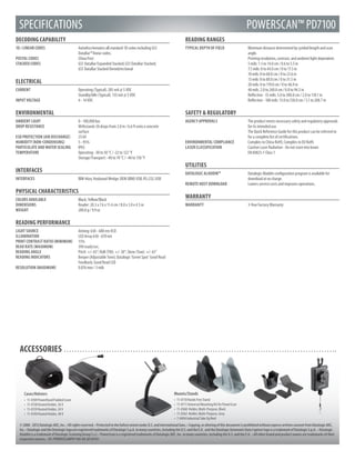 PowerScan PD7100 | PDF