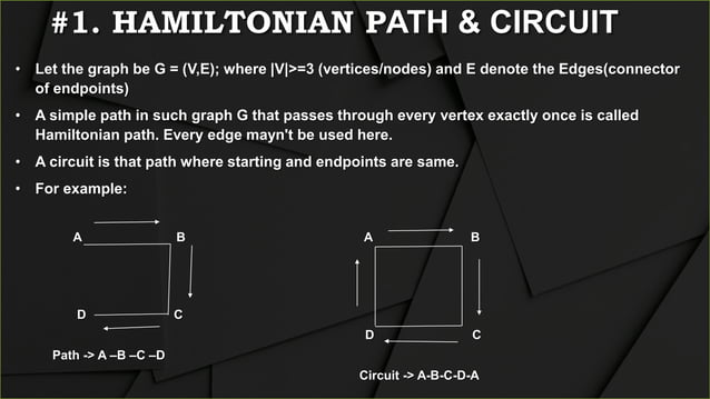 Hamilton Path & Dijkstra's Algorithm | PPTX