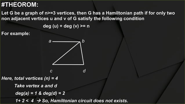 Hamilton Path & Dijkstra's Algorithm | PPTX