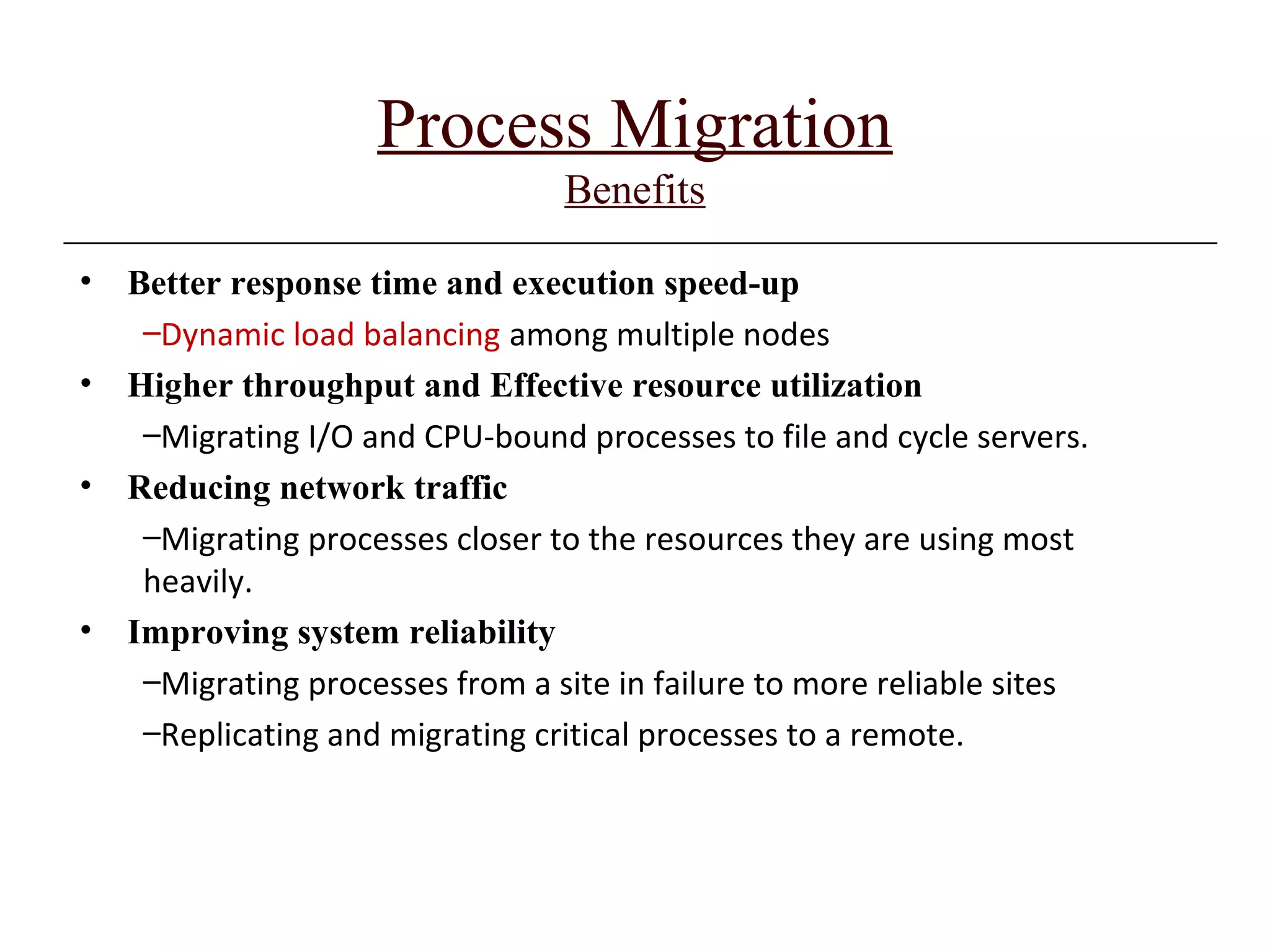 Process Management-Process Migration | PPT