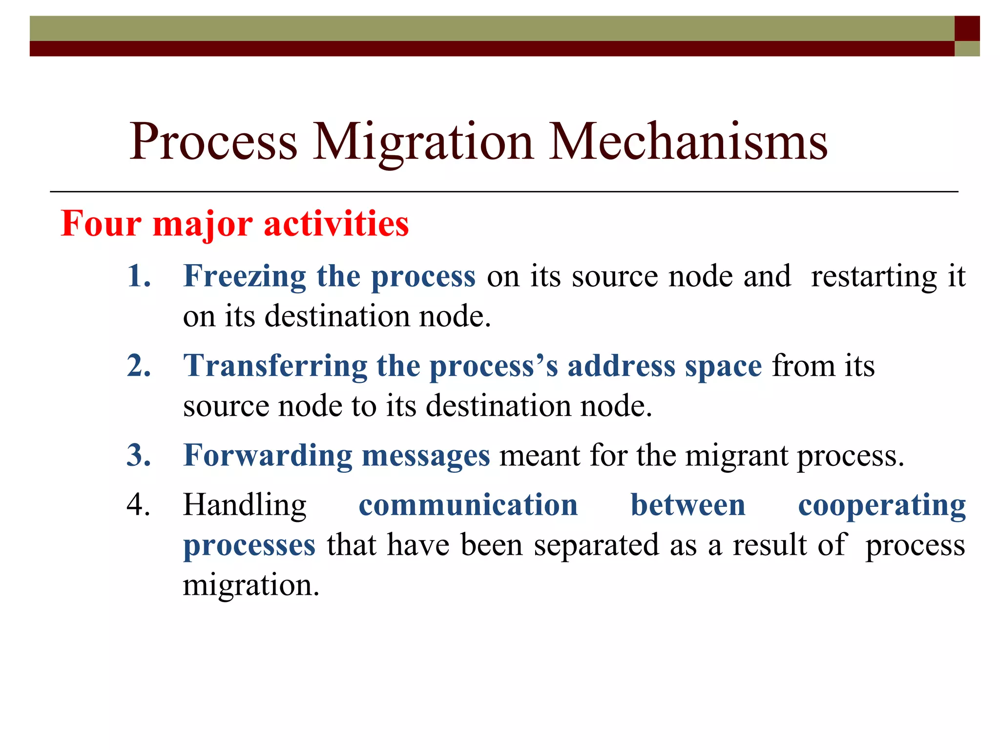 Process Management-Process Migration | PPT
