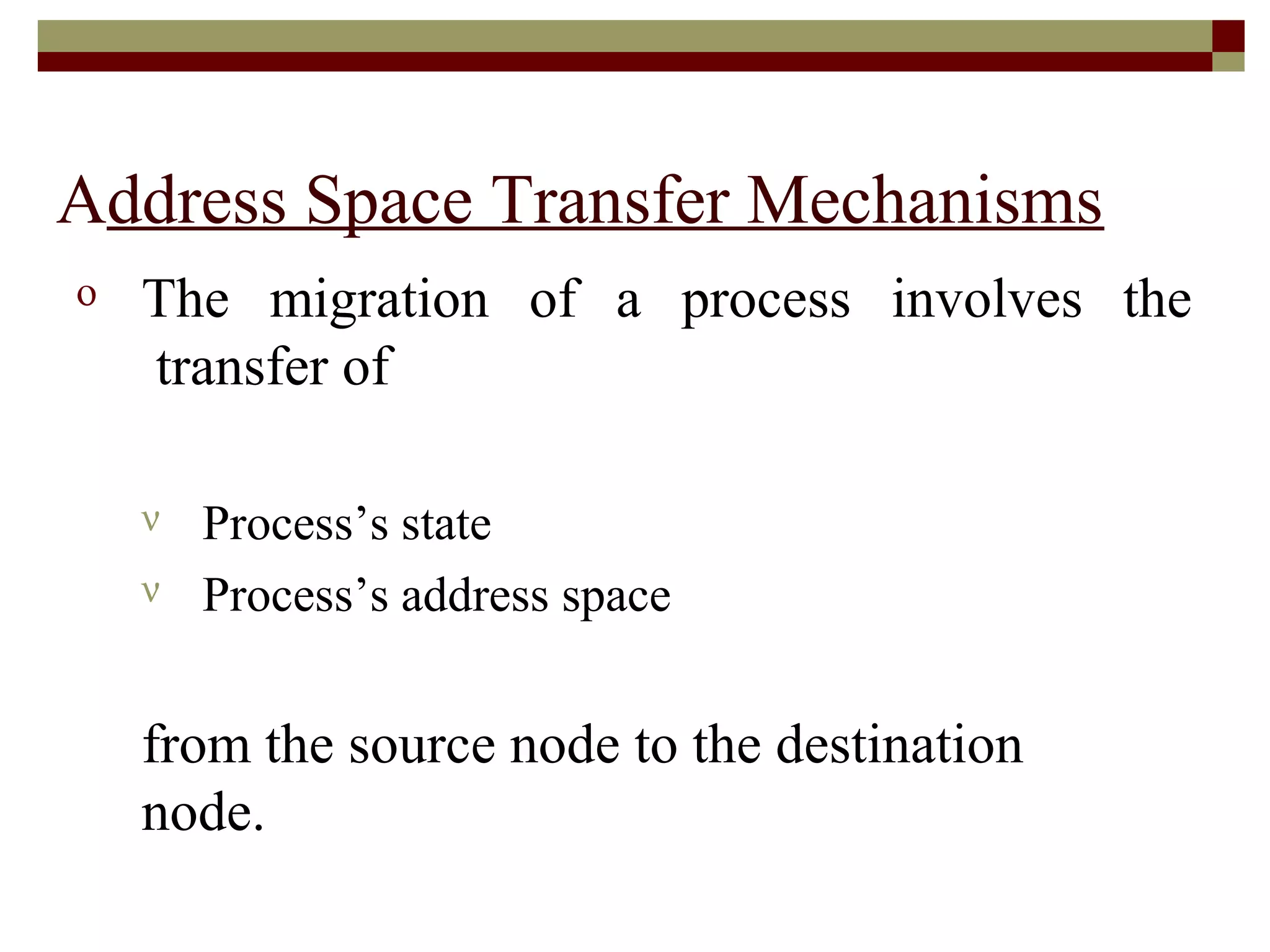 Process Management-Process Migration | PPT
