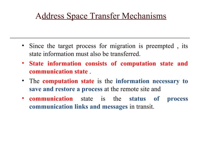 Process Management-Process Migration | PPT | Operating Systems ...