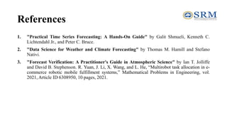 Weather forecasting presented by SRMist | PPTX