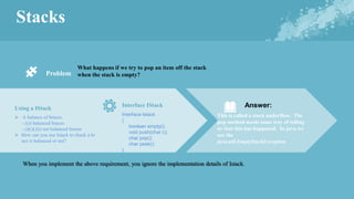 Ds stack & queue | PPTX | Programming Languages | Computing