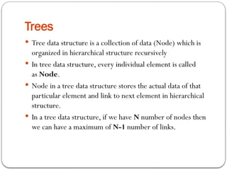 Data Structures -Non Linear DS-Basics ofTrees | PPTX