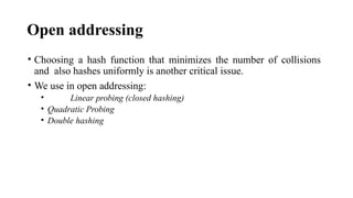 Data Structures-Topic-Hashing, Collision | PPTX