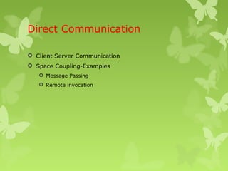 Distributed System-Multicast & Indirect communication | PPT