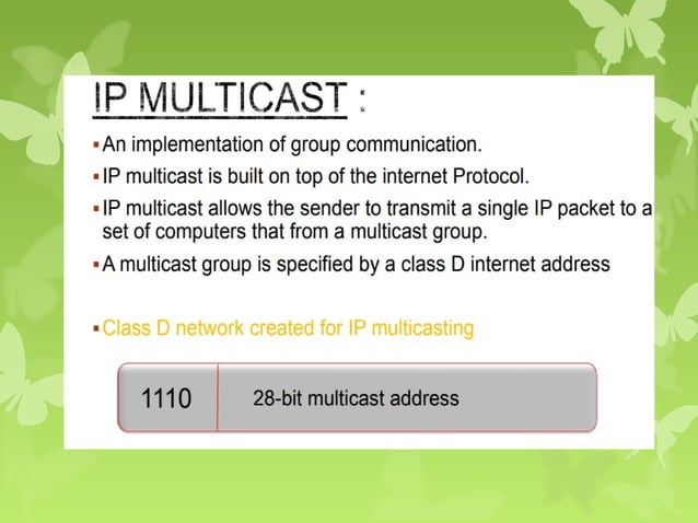 Distributed System-Multicast & Indirect communication | PPT