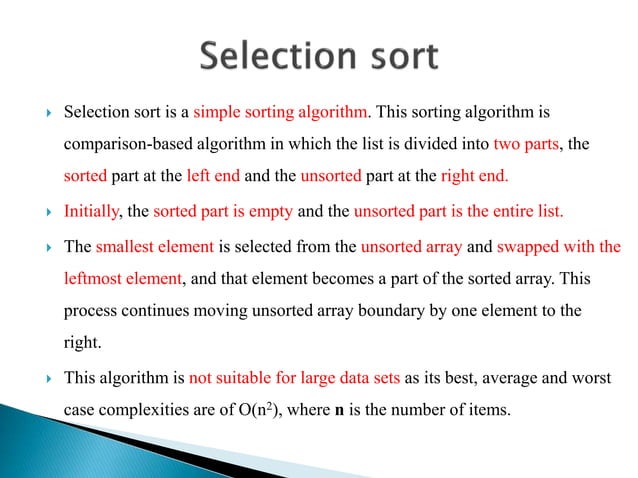 Data Structures_ Sorting & Searching | PPT