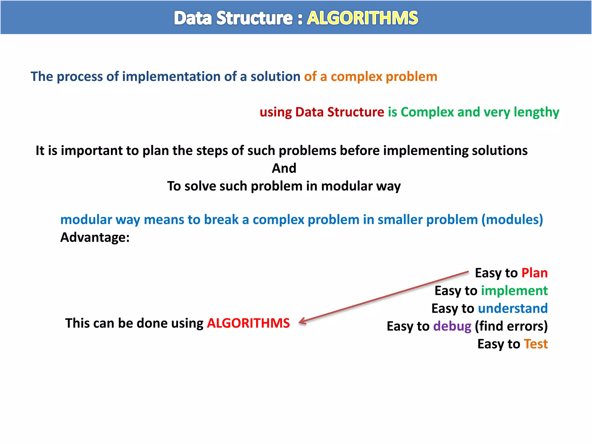Ds01 data structure introduction - by jyoti lakhani | PPT | Free Download