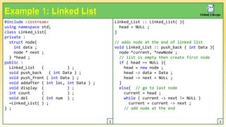 Data Structures and Agorithm: DS 04 Linked List.pptx