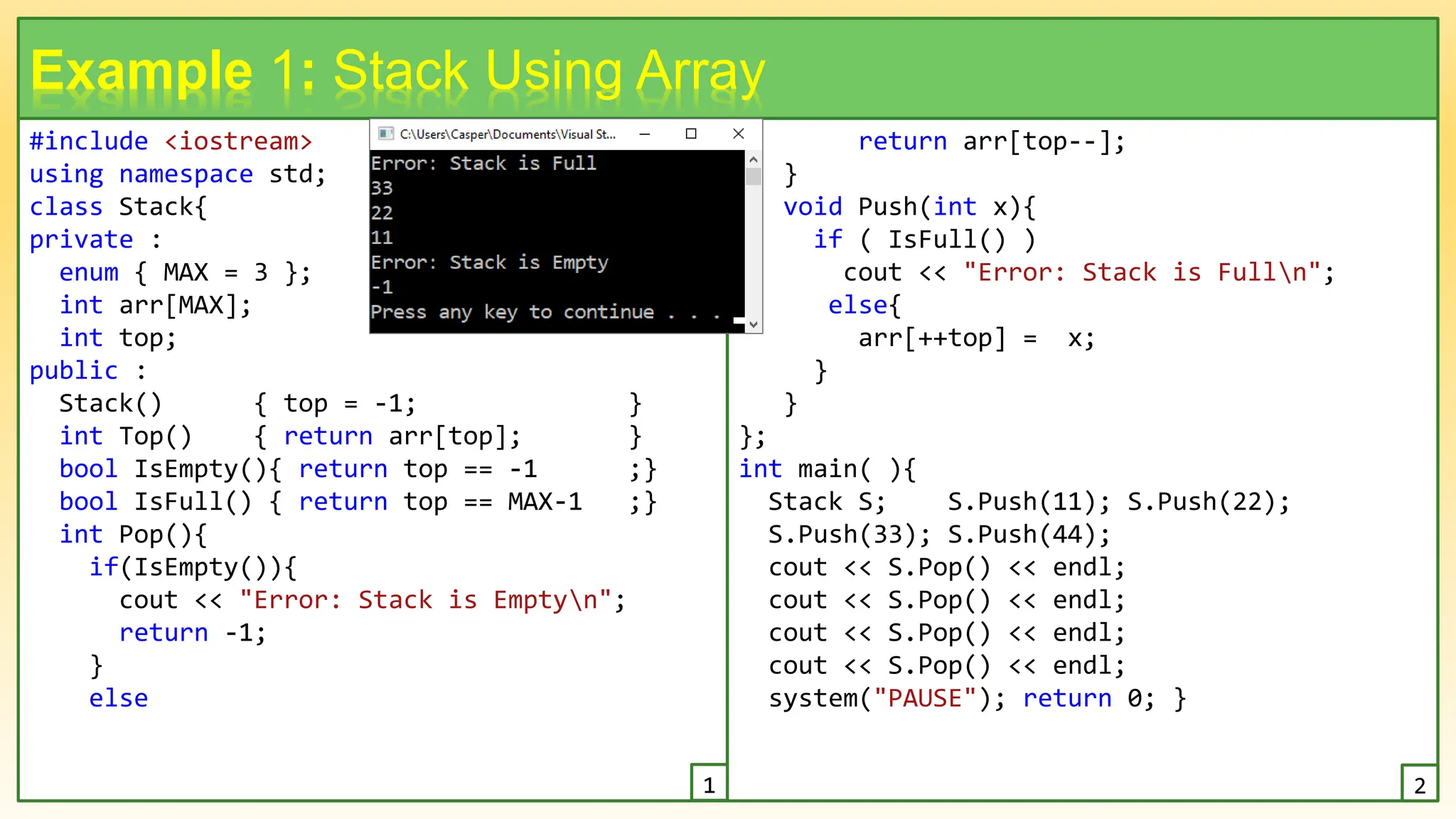 Data Structures and Agorithm: DS 06 Stack.pptx