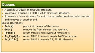 Data Structures and Agorithm: DS 09 Queue.pptx