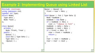 Data Structures and Agorithm: DS 09 Queue.pptx