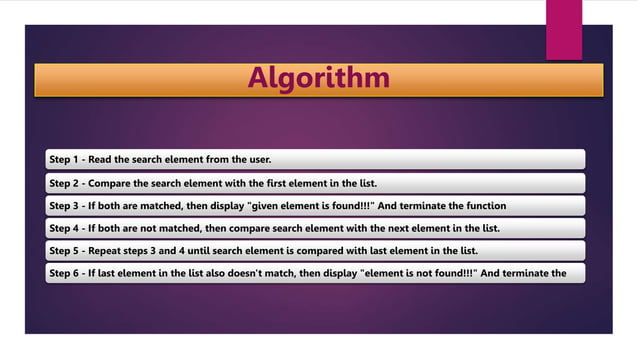 Presentation on Searching and Sorting in C language.pptx | Search | Internet