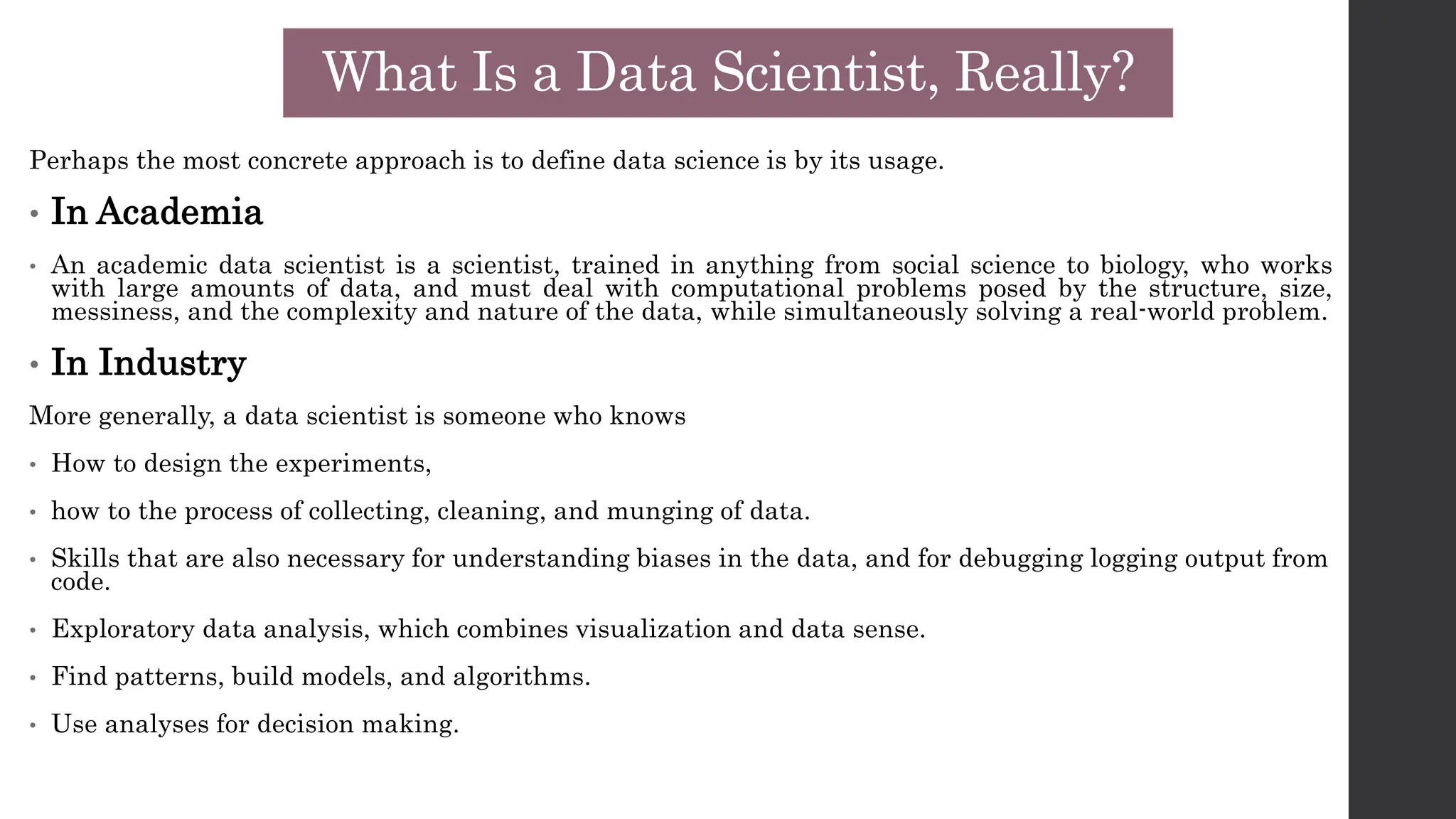 Fundamentals of Data science Introduction Unit 1 | PPTX