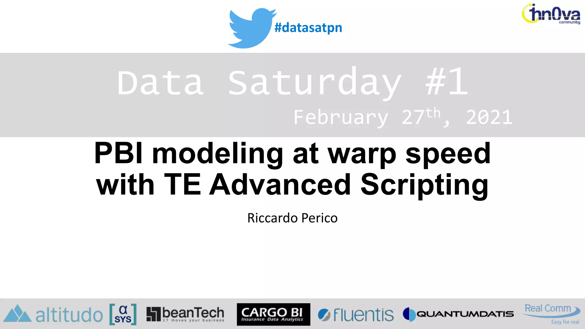 DataSaturday #1 - PBI Modeling At Warp Speed With Tabular Editor Advanced Scripting | PPTX ...