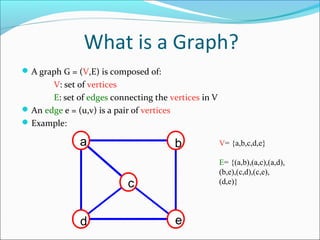 Data Structure and Algorithms Graphs | PPT