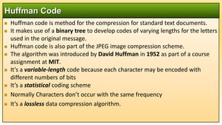 Data Structures and Agorithm: DS 16 Huffman Coding.pptx